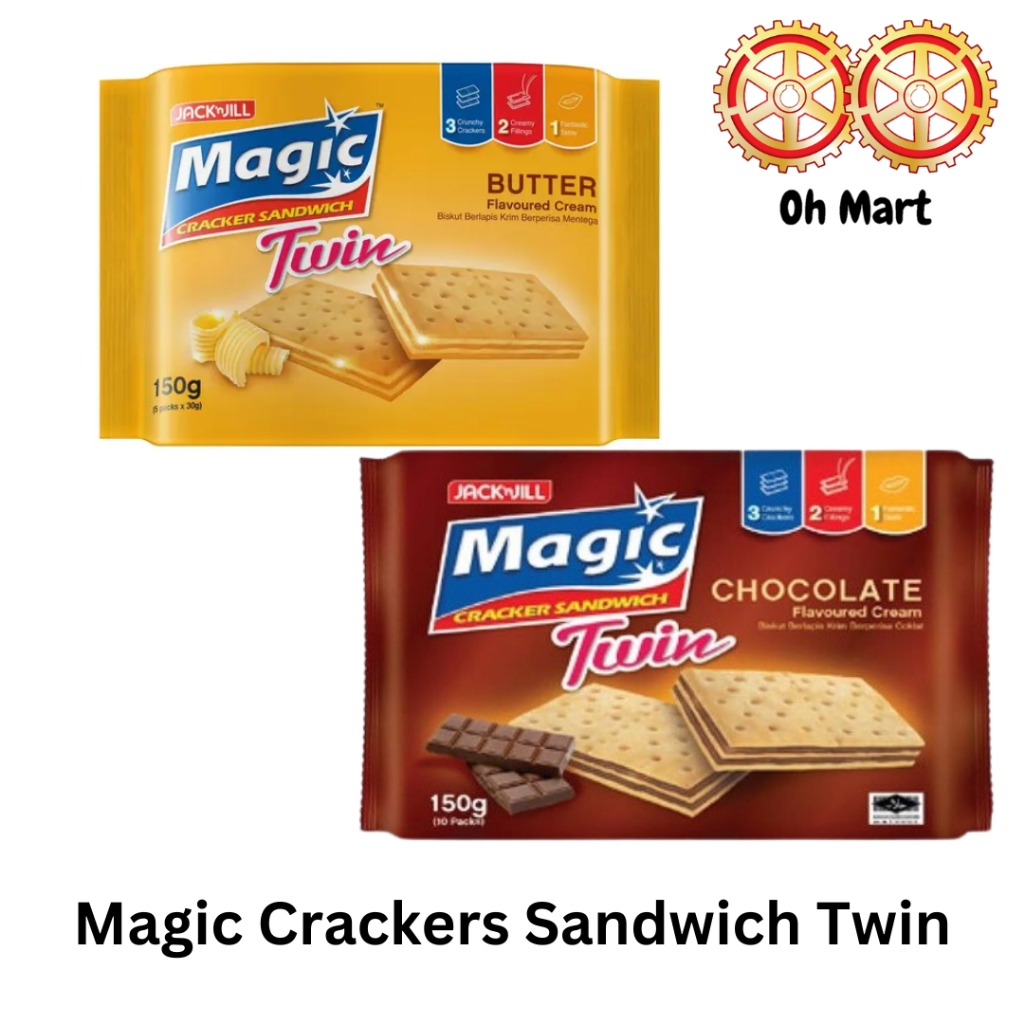 MAGIC Crackers Sandwich TWIN -150g | Shopee Malaysia
