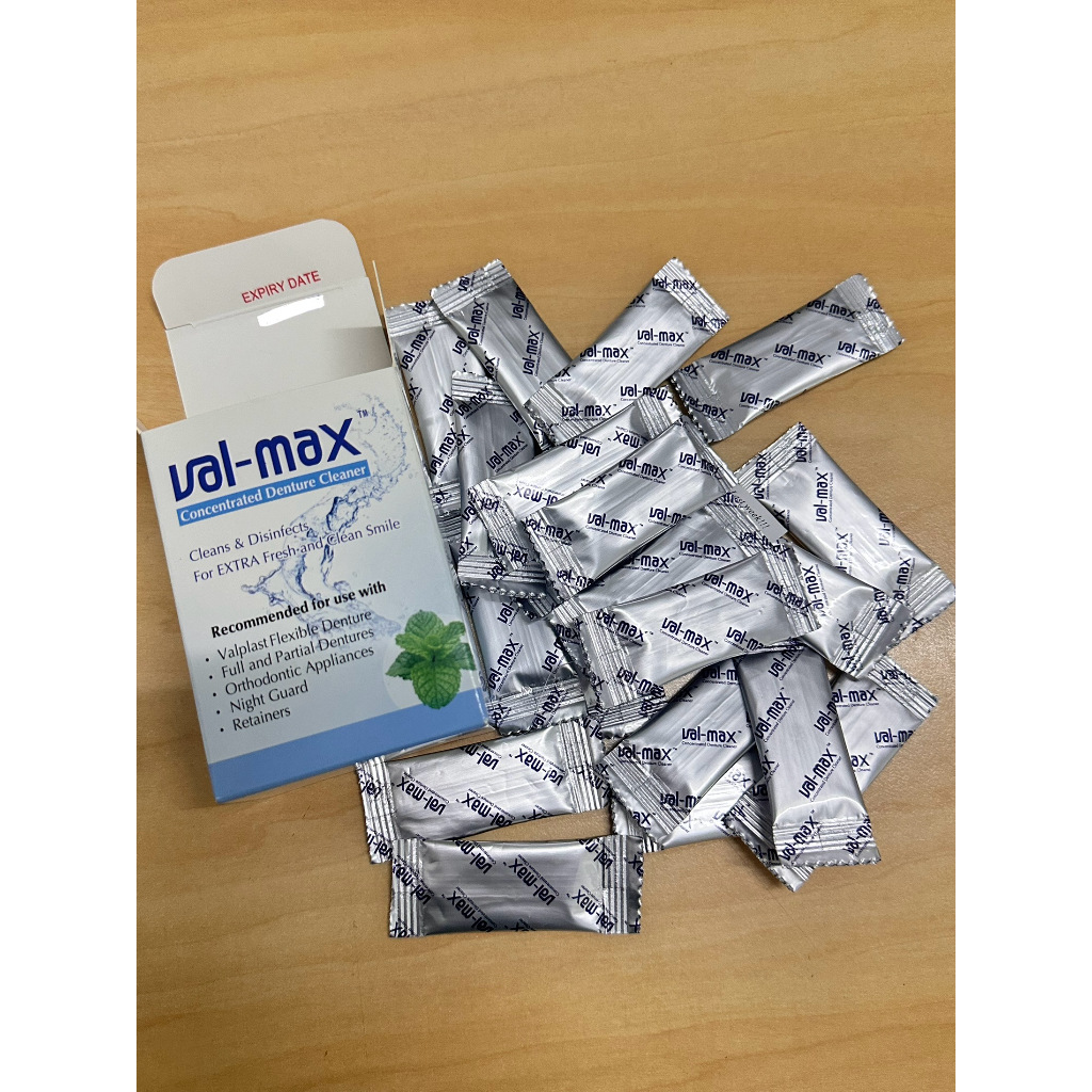 Val-max Concentrated Denture Cleanser (20 packet) | Shopee Malaysia