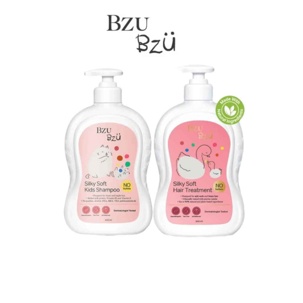 BZU BZU Silky Soft Kids Shampoo/Treatment 600ml | Shopee Malaysia