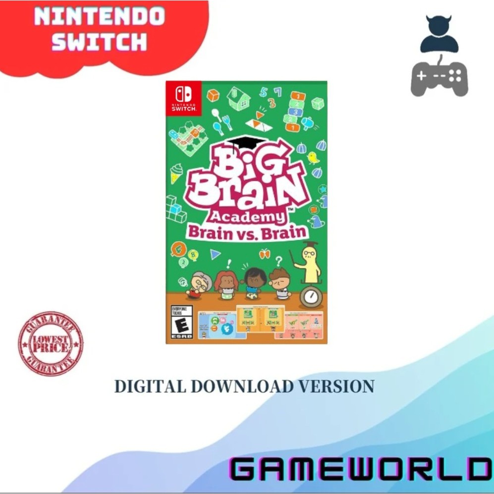 【NINTENDO SWITCH】Big Brain Academy: Brain vs. Brain Download Games ...