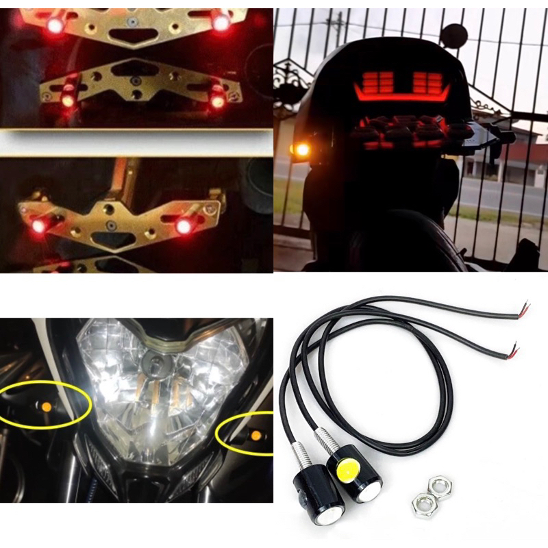 Y15ZR/RS150/LC/R15 LED BULB EAGLE SHORT 1set 2PC | Shopee Malaysia
