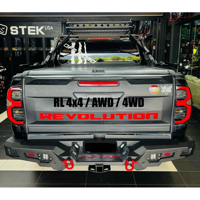 EXSPIDER rear bumper bull bar hilux revo rocco rogue triton dmax navara ...