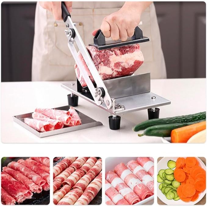 Adjustable Slicing Thickness Slicer & Slicer Frozen Meat Slicer Frozen ...