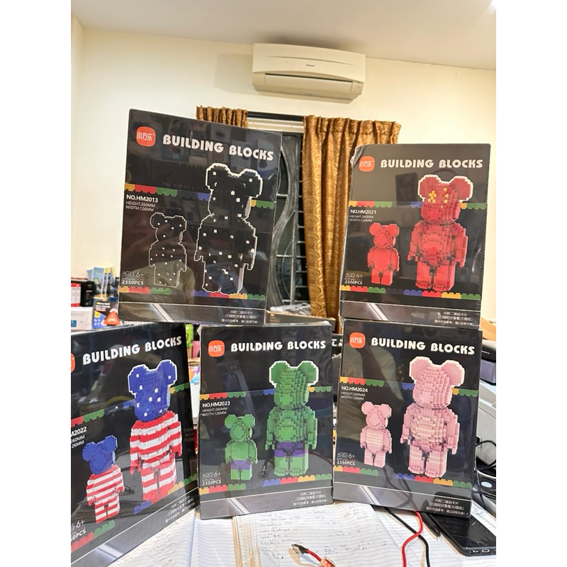 🐻 bear bricks 2350pcs building blocks | Shopee Malaysia