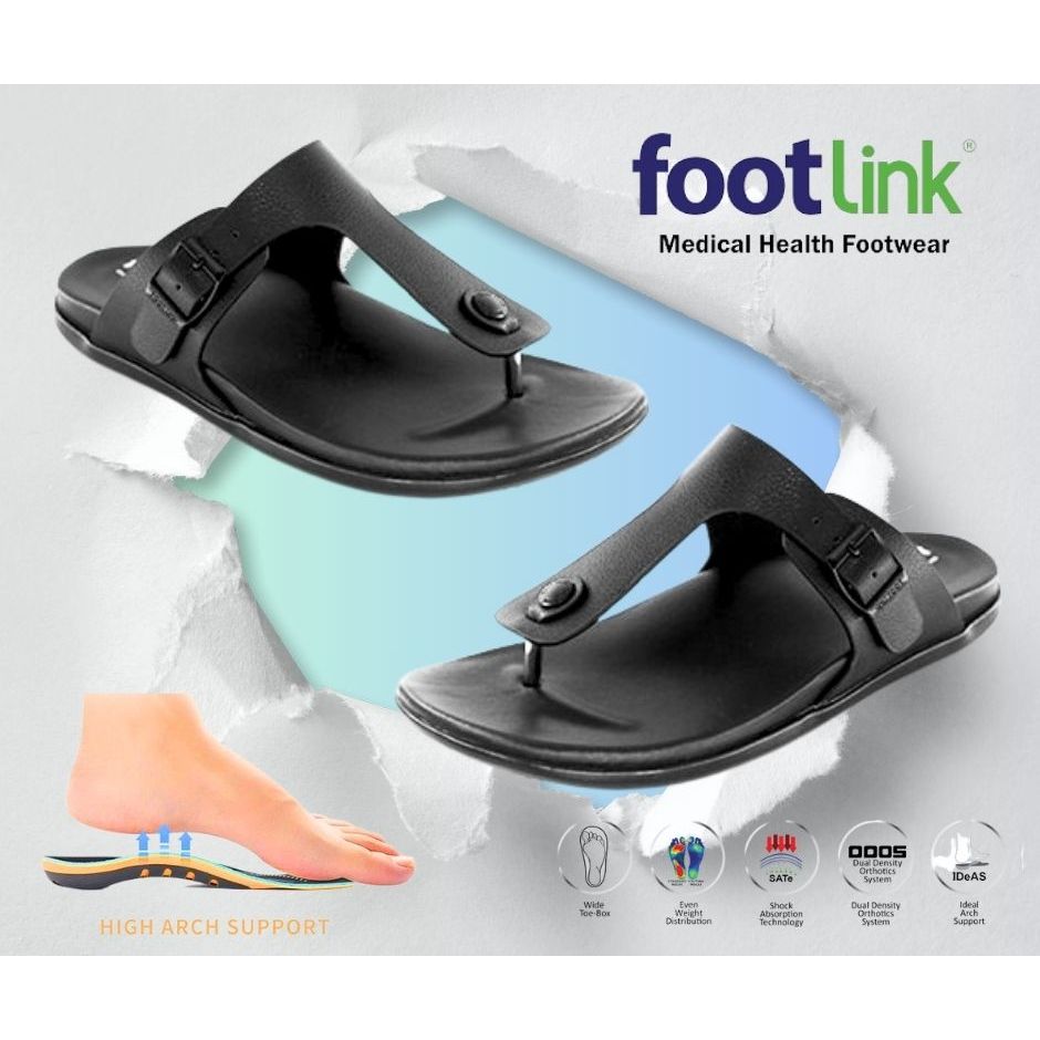 Footlink Medical Health Shoes / SA 6979 B / SANDAL LELAKI / MESRA ...