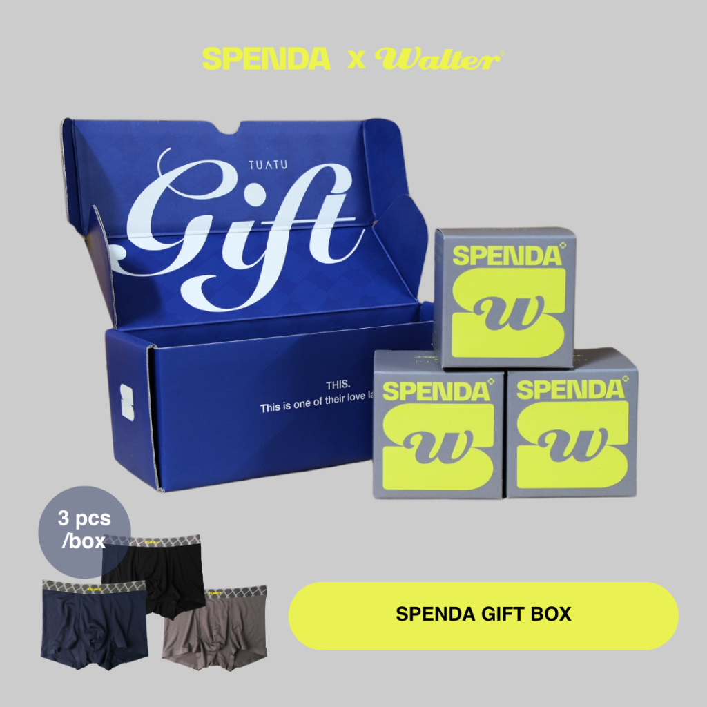 TUATU SPENDA X WALTER GIFT BOX MENS BOXER BRIEF UNDERWEAR BIRTHDAY ...