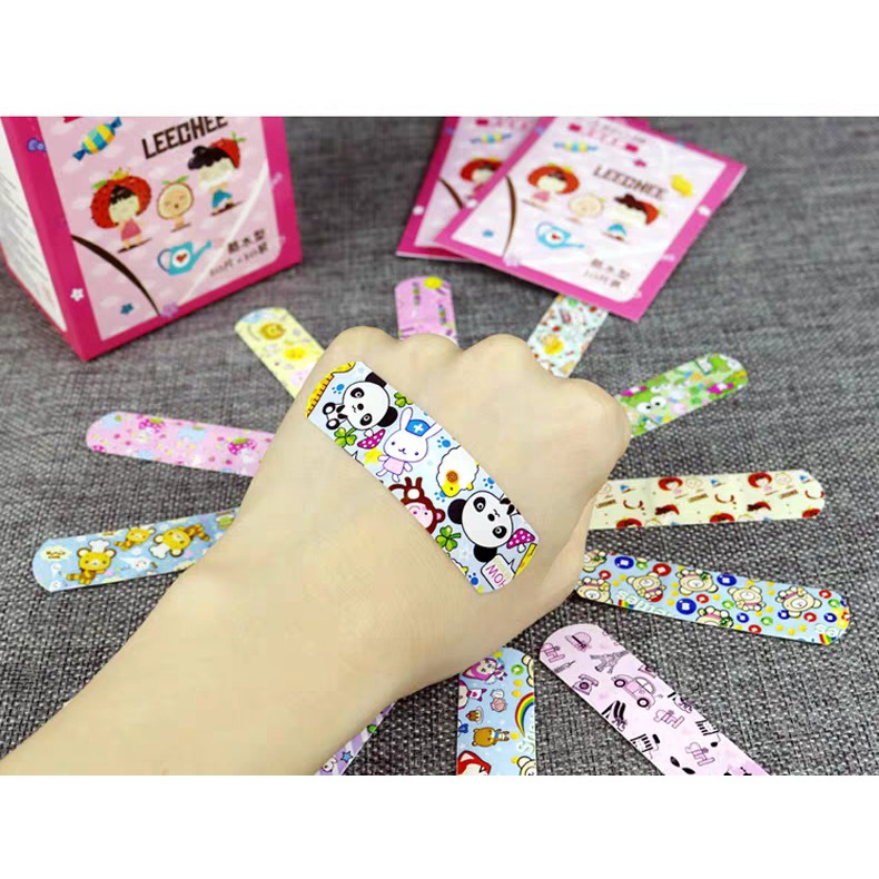 Baby Kids Children Colourful Cartoon Waterproof Bandage Plaster (10 pcs ...