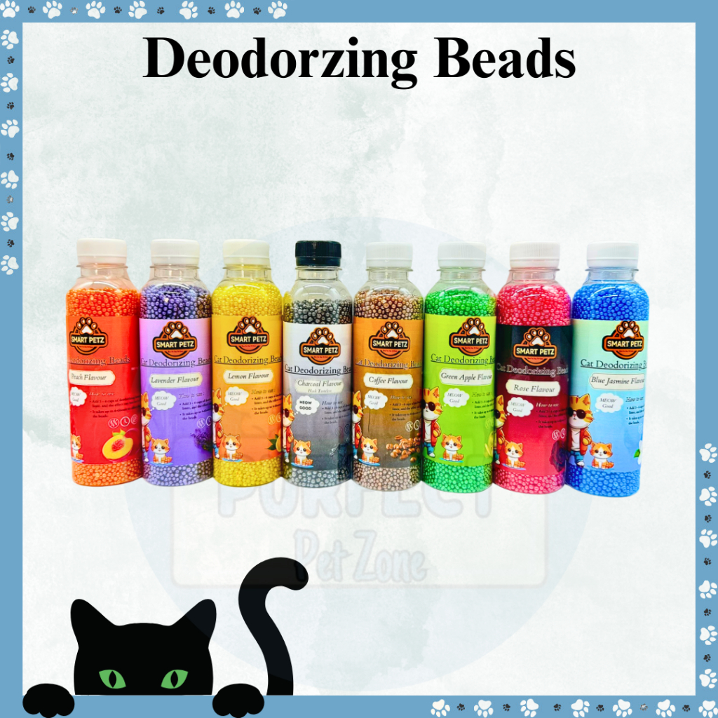 𝐒𝐌𝐀𝐑𝐓 𝐏𝐄𝐓𝐙 Deodorant Beads Cat Litter Deodorizing Beads Pet Deodorizer Absorbs Odors Cat Stink ...