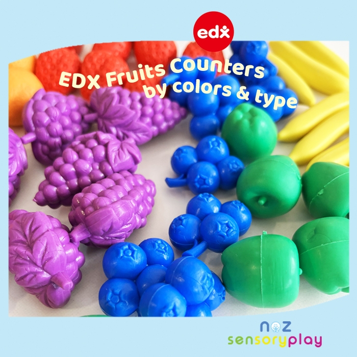 EDX Fruits Counters in pack of 8 (Non-toxic) | Shopee Malaysia