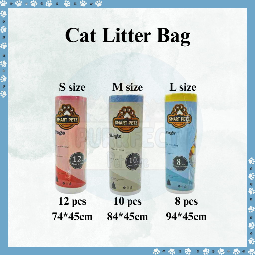 𝐒𝐌𝐀𝐑𝐓 𝐏𝐄𝐓𝐙 𝐏𝐫𝐞𝐦𝐢𝐮𝐦 Cat Litter Bag Dog Cat Poop & Rubbish Bag Pets Plastic Bag Plastik Beg Pet ...