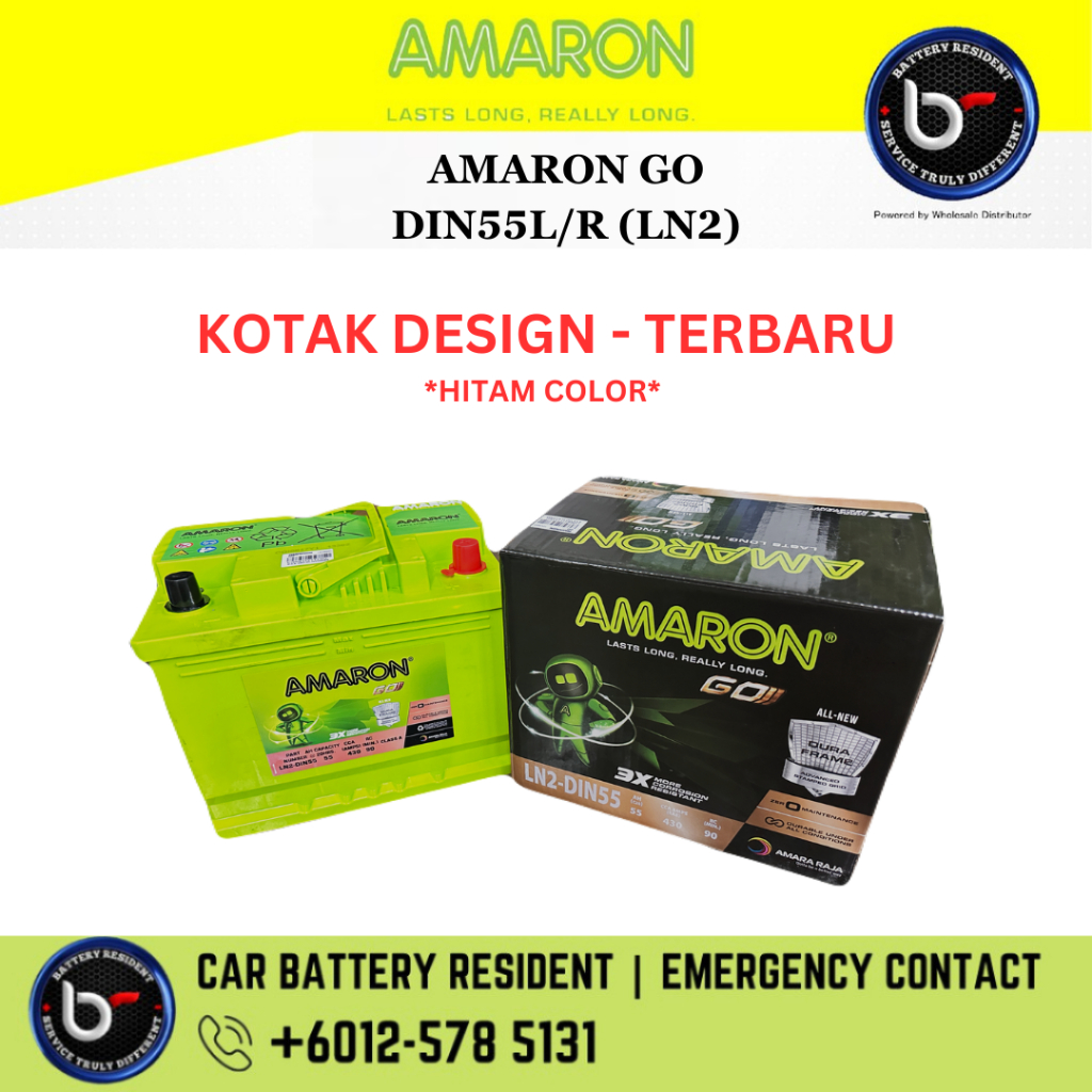 [ Installation Provided ] DIN55R | DIN55L | LN 2 Amaron HILIFE PRO - GO ...
