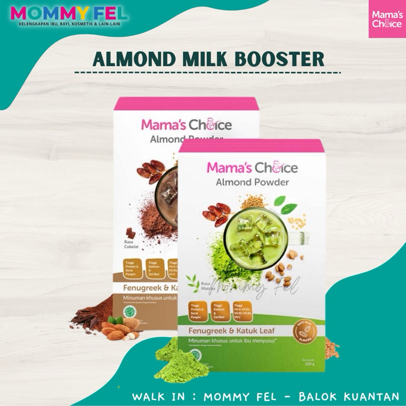 MAMA’S CHOICE ALMOND MILK BOOSTER (NATURAL AND HALAL MATERNITY MILK ...