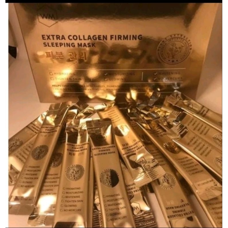 WM EXTRA COLLAGEN FIRMING KOREA SLEEPING MASK | Shopee Malaysia