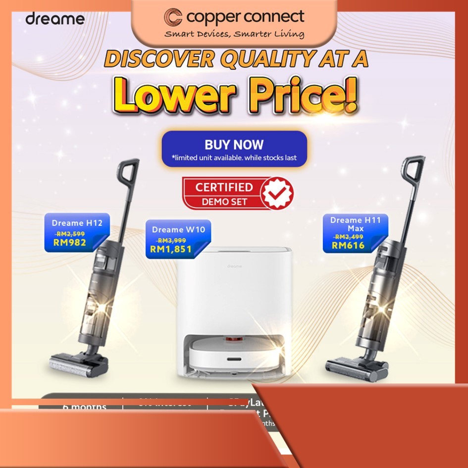 [demo Unit] Dreame Vacuum Cleaner Robot Vacuum F9 D9 D9 Pro W10 6