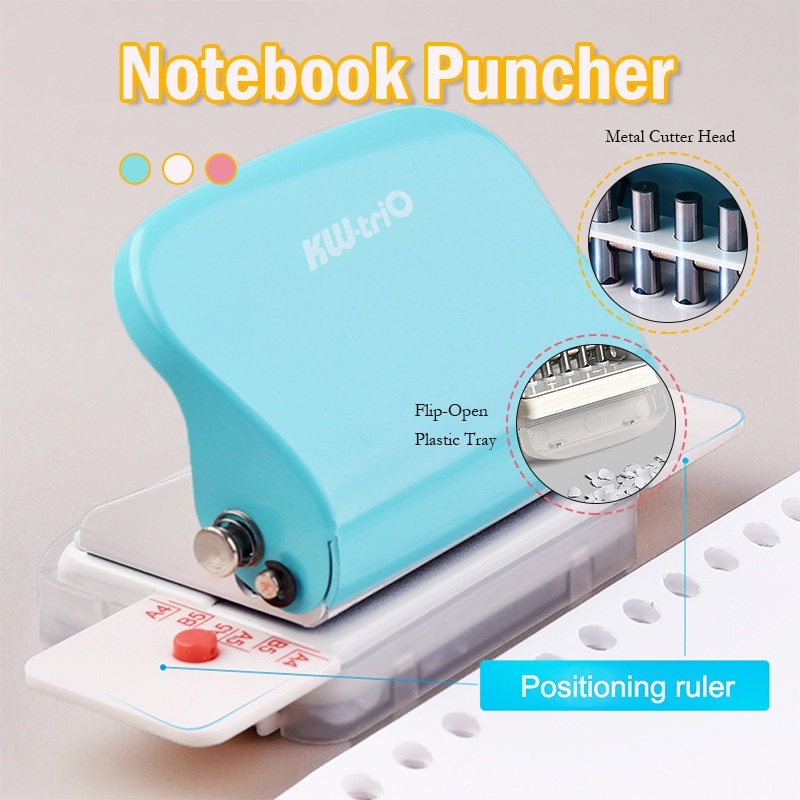A4 Puncher 6-Hole Puncher Notebook Scrapbooking Binding Puncher For ...