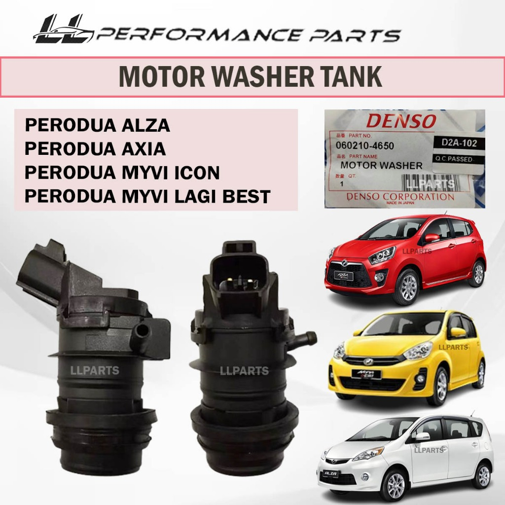 DENSO Perodua Alza Myvi Lagi Best Myvi Icon Axia Washer Tank Motor ...