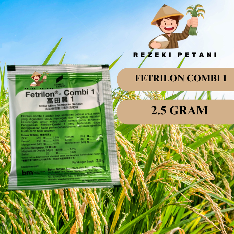 [ORIGINAL] (1Packet 2.5g)FETRILON COMBI 1 Baja Subur Tanaman Semburan ...