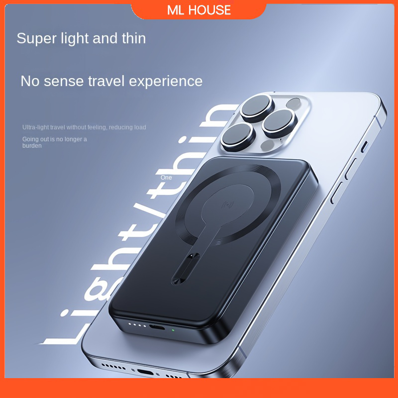 5000mah Wireless Charging Bank PD15W Wireless Power Banks Magnetic Fast ...