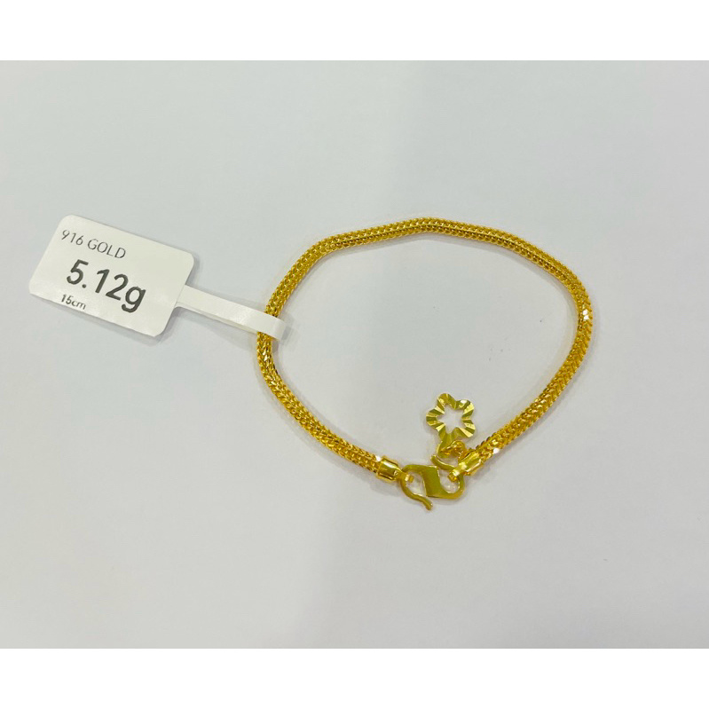 Youloong Rantai/Gelang tangan Pandora EMAS916/ 916Gold Pandora bracelet ...