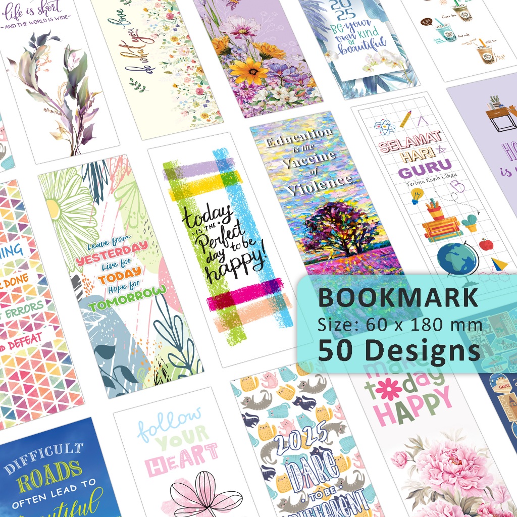 Teacher Day BOOKMARK Calendar with Public holiday DOORGIFT Teacher Day ...