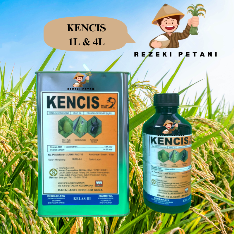 [ORIGINAL] 1L & 4L KENCIS KENSO (Sama Hextar CMC Cyper) Cypermethrine 5 ...