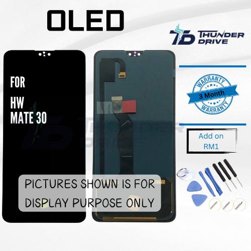 Thunder Drive ORI OLED LCD Skrin Sentuh Serasi Dengan HW MATE 30 ...