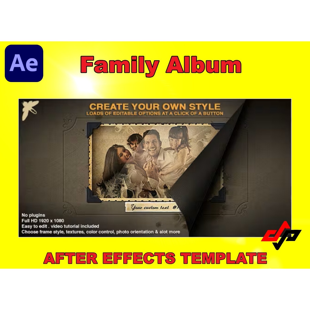 [AE Template] Family Album After Effects 2024 Template Full HD No ...