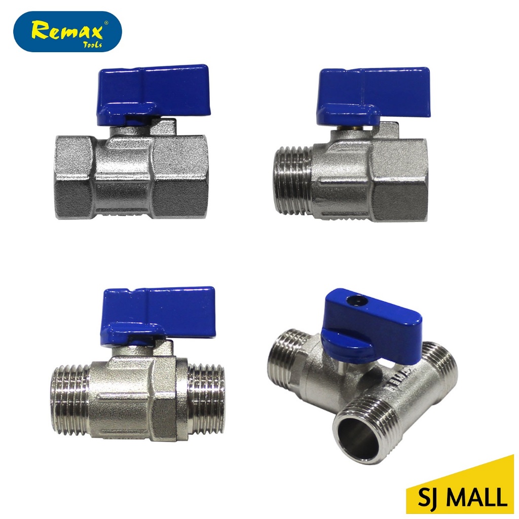 REMAX Mini Ball Valve 1/2" (30-PV512) 3 WAY BALL VALVE 三通球阀 [SJ MALL] 5 ...