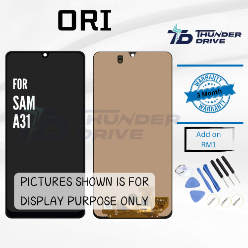 Thunder Drive ORI OLED LCD WITH WITHOUT FRAME Touch Screen Compatible For SAM A31 | Shopee Malaysia