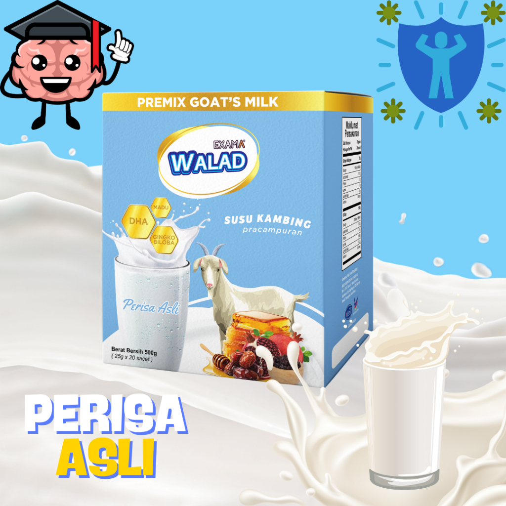 [FREE SHIPPING] SUSU PERISA ASLI + SUSU KAMBING WALAD EXAMA (MAKANAN ...