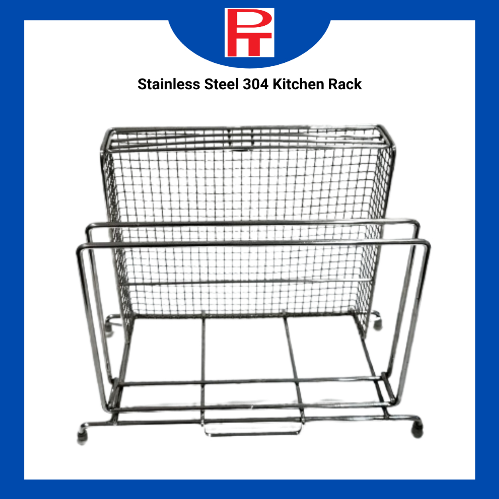 Rack Dapur Stainless Steel 304 Kitchen Rack Chop Board Knife Storage ...