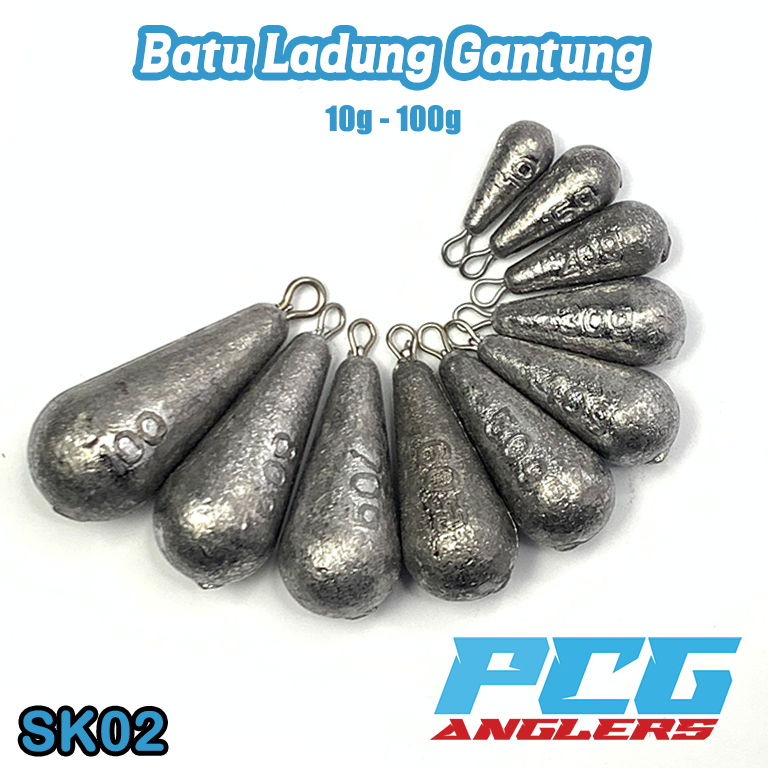 Batu Ladung Gantung Bottom Pancing Laut Dalam Mancing Pantai Sungai ...