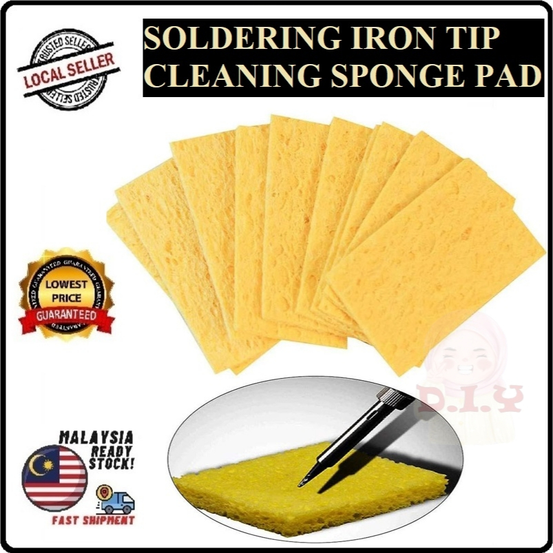 Soldering Sponge Cleaning Sponge for Soldering Iron Tips Remove Slag ...