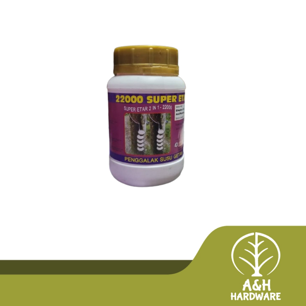 A&H Super Etar 2 In 1 22000 500ML/Penggalak susu getah/Latex Stimulant ...