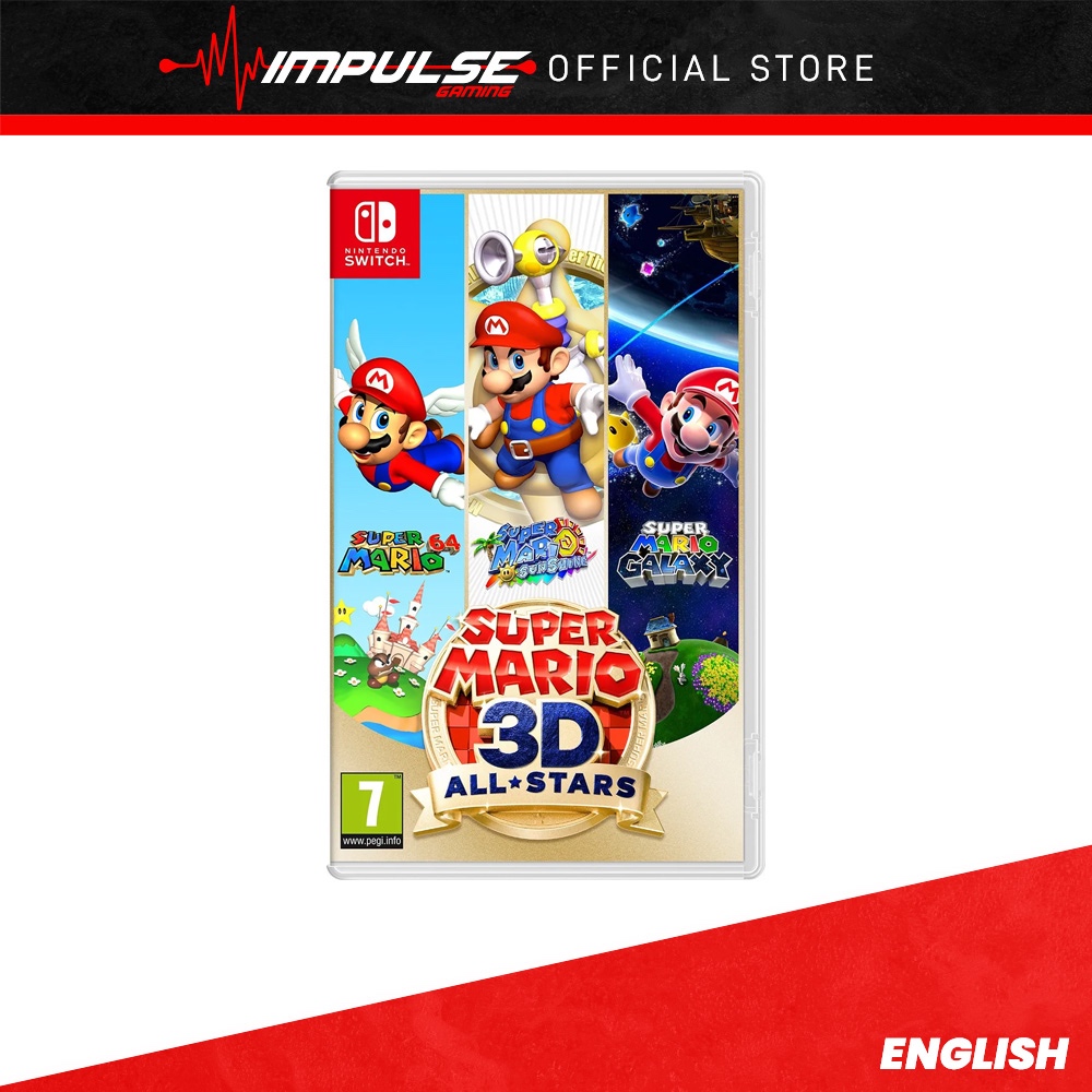 NSW Nintendo Switch Super Mario 3D All Stars Eng Version Shopee Malaysia