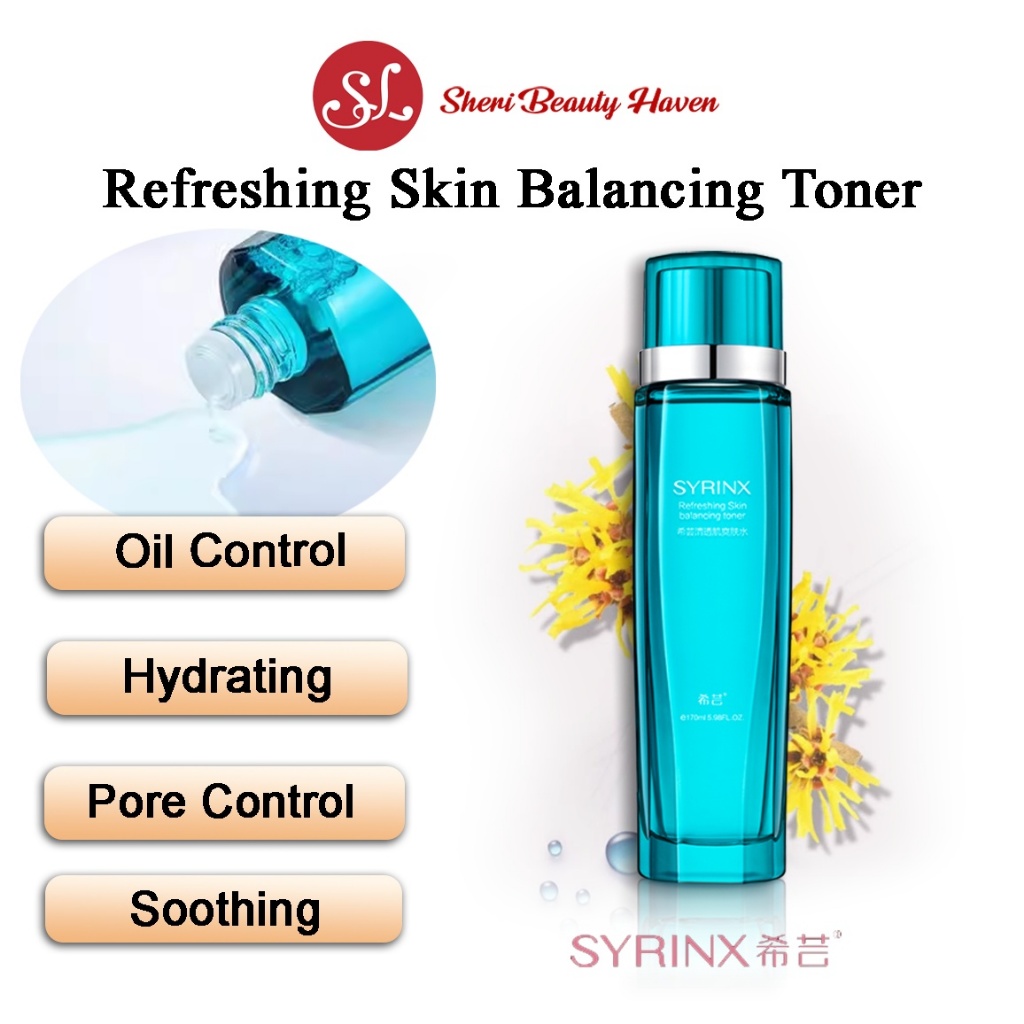 Syrinx Refreshing Skin Balancing Toner, 170ml Fresh, Oil Control ...