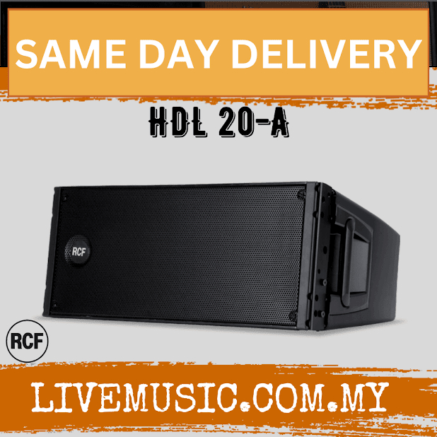 RCF HDL20-A Dual 10" 1400W Active Line Array Module ( HDL 20 A / HDL20A ...