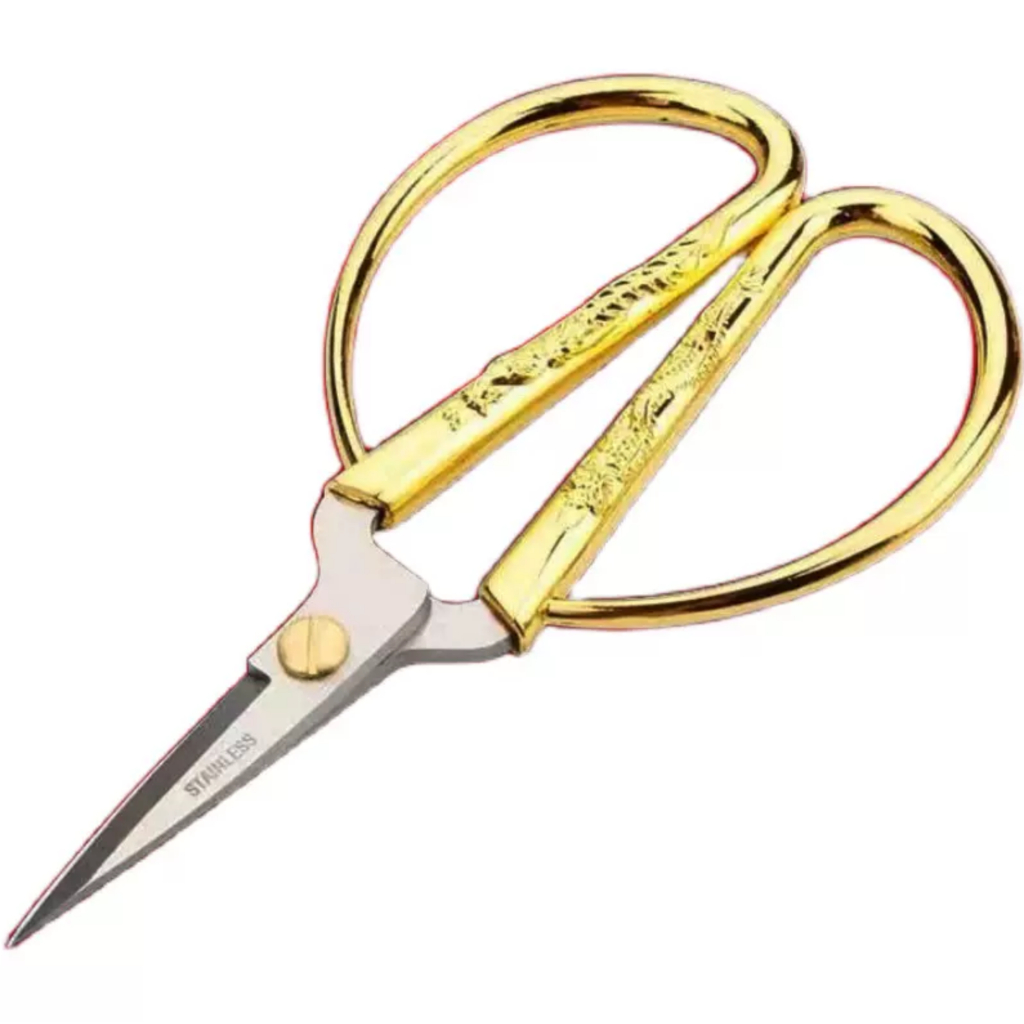 [Ready Stock] Gold Scissors 19cm Grand Opening Ribbon Cutting | Gunting ...