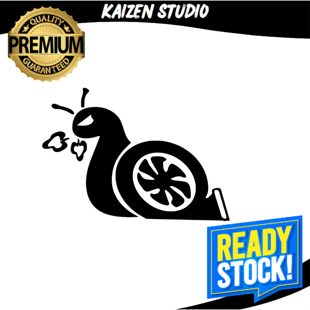 KAIZEN STUDIO Turbocharger Decal Sticker Car Japanese domestic market ...