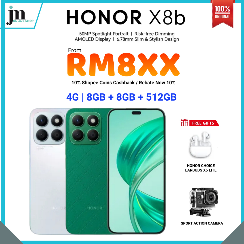 Honor X8B 4G (8 GB RAM + 512GB ROM) | 35W Supercharge| 512GB Large ...