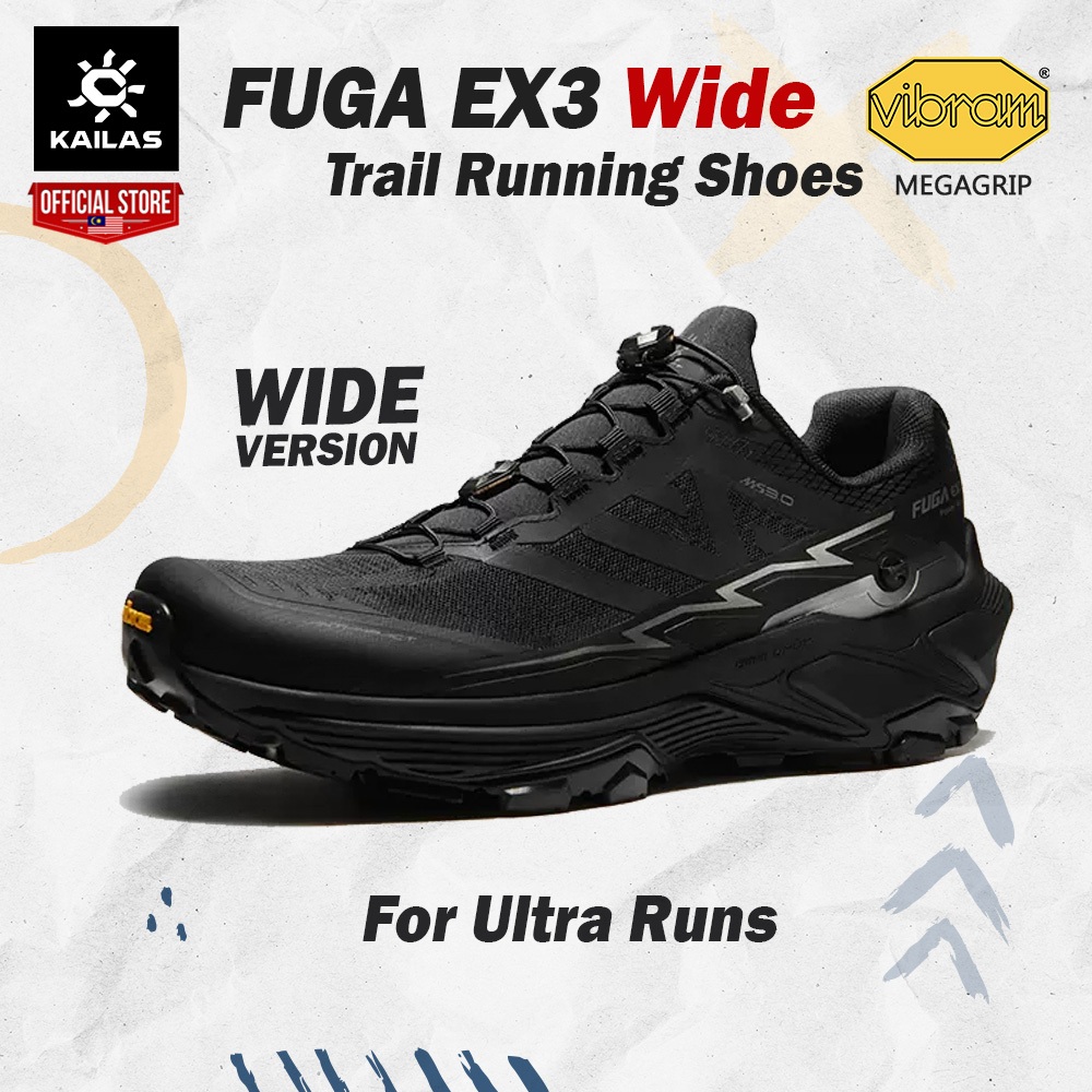 Kailas Fuga EX3 Wide Trail Running Hiking Sport Shoes - Wide Toe Version of EX 2 EX 3 | Shopee ...