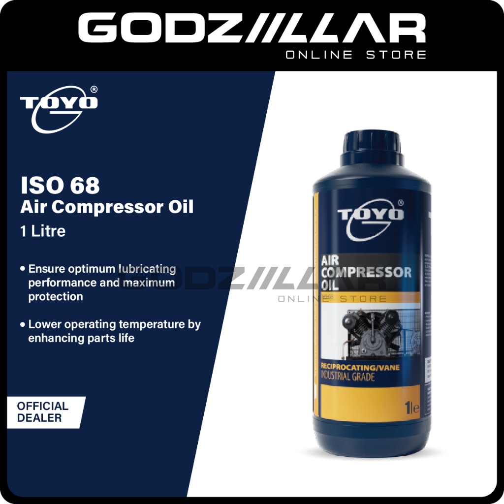 (1000ml) Toyo-G Air Compressor Oil ISO68 Premium Engine Lubricant Oil ...