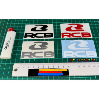Sticker Cutting RCB (Black & Red & Sliver & White) Sticker Racing Boy # ...
