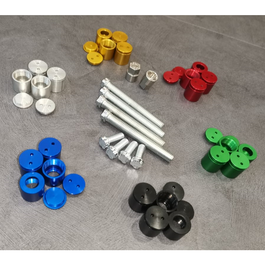 FREE Key Nut! Unique M8 M10 caliper screw lock designated Y15 Y16 RXZ ...