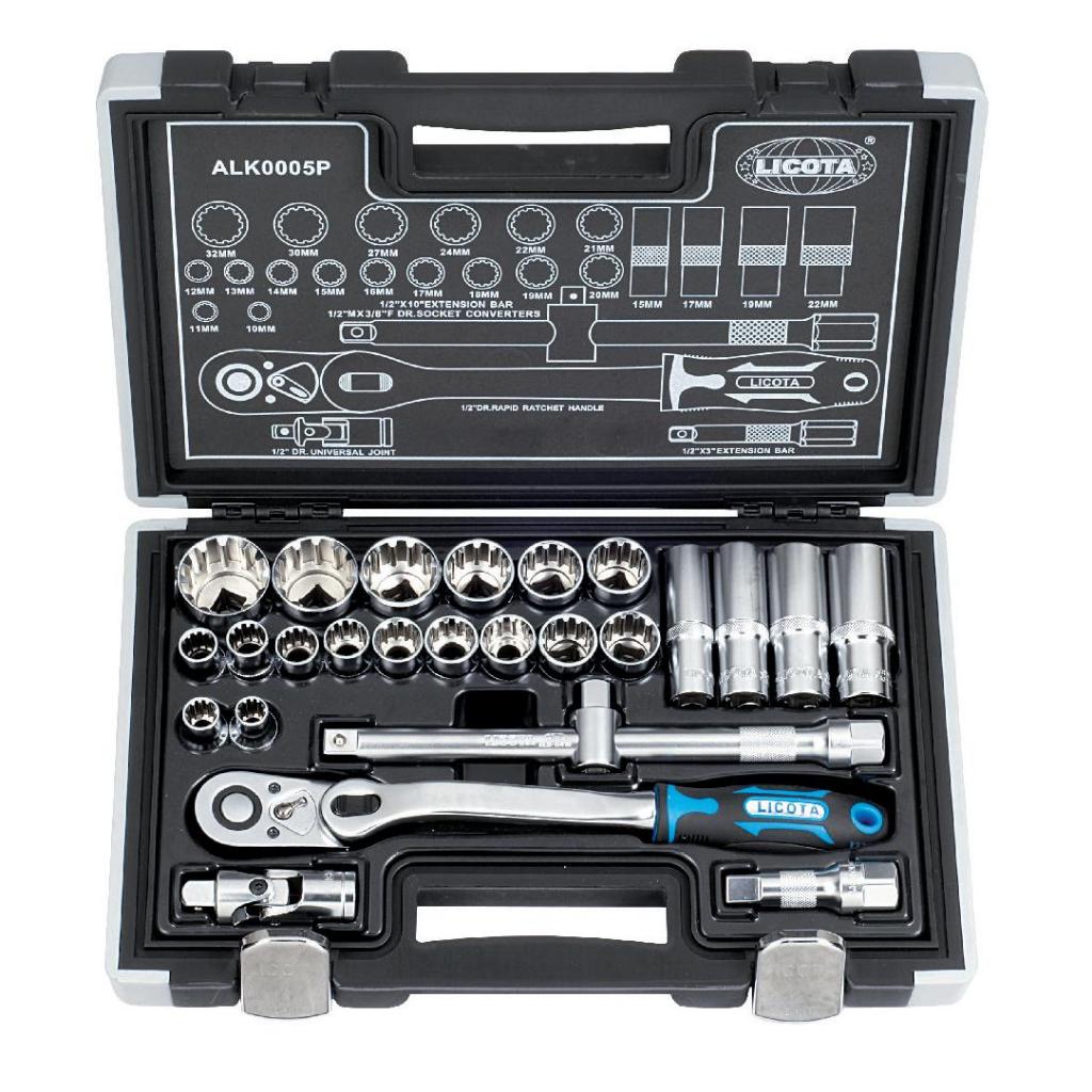 LICOTA ALK0005P SPLINE SOCKET SET 1/2" DR X 26PCS | Shopee Malaysia