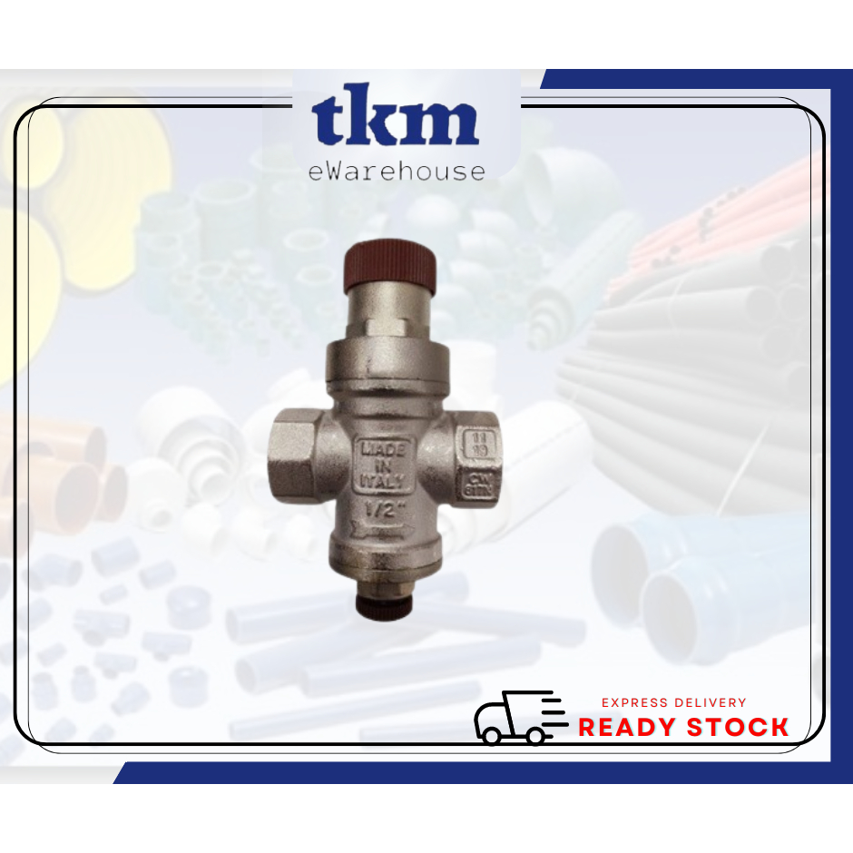 [TKM] I TAP 361 DN15MM & DN20MM PRV Brass Adjustable Water Pressure ...