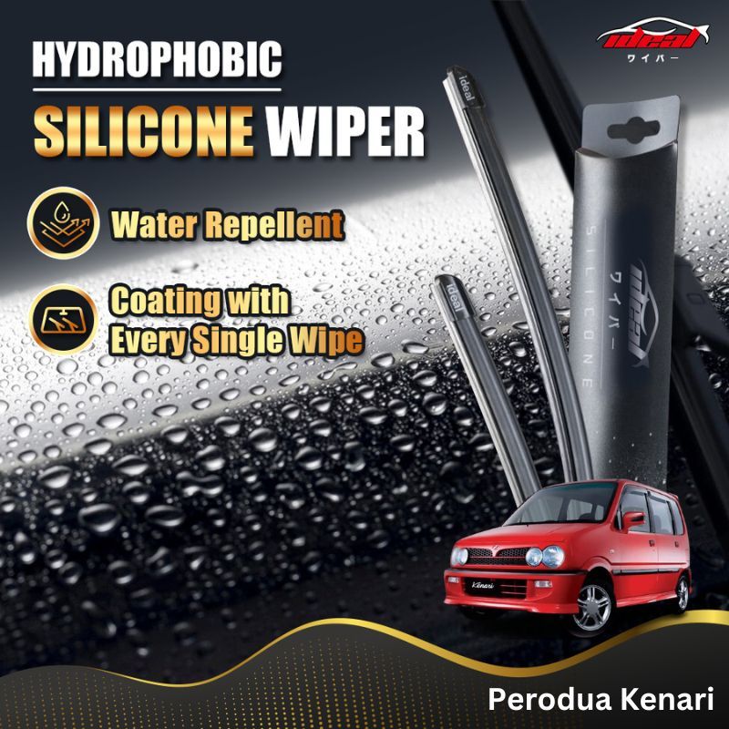 Ideal Wiper Perodua Kenari Hydrophobic Silicone Water Repelling Coating ...