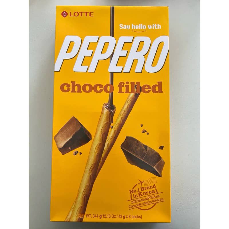 Lotte Pepero Chocolate Stick Cookie Bigpack Shopee Malaysia
