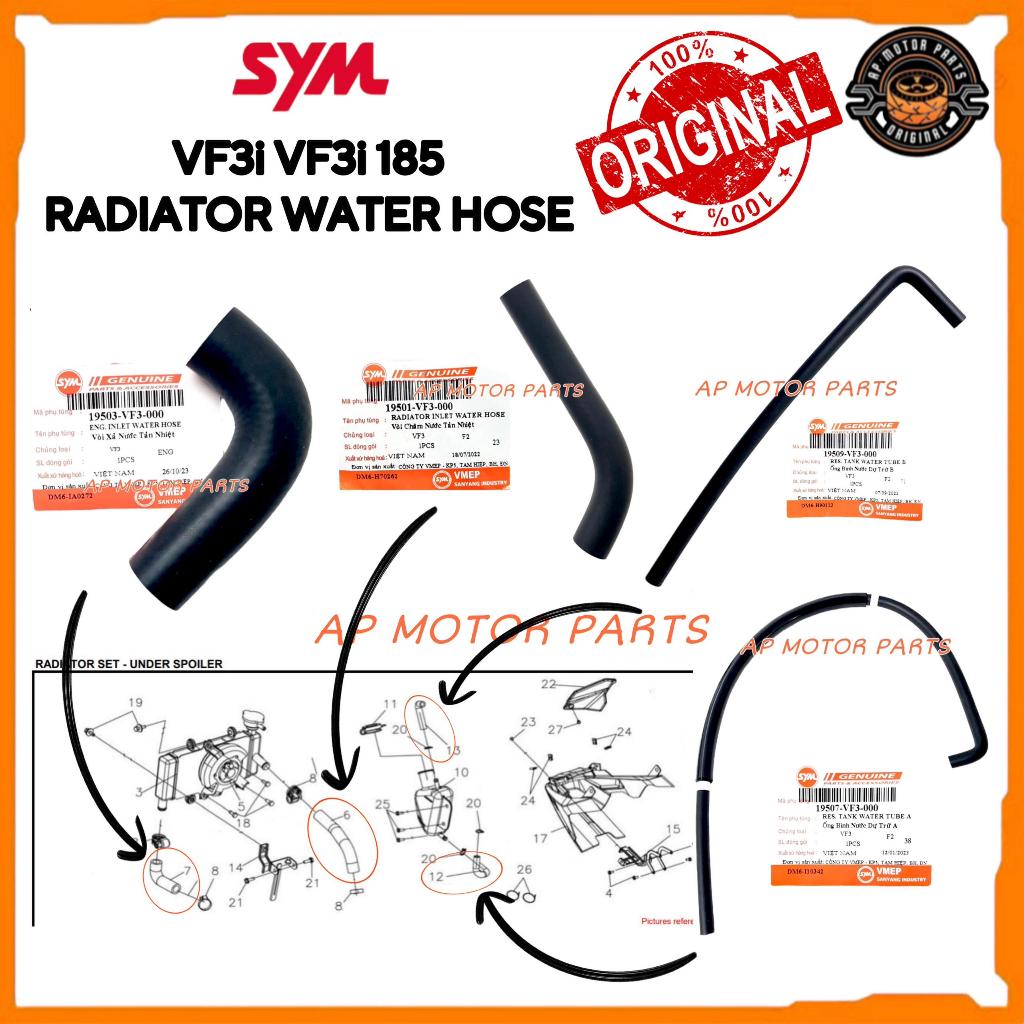 100% ORIGINAL VF3I VF3I 185 RADIATOR WATER HOSE A 19507-VF3-000 & B ...