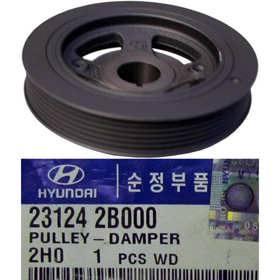 MAIN CRANKSHAFT PULLEY (GENUINE) KIA FORTE 1.6 , SPECTRA 5 , CERATO K3 ...